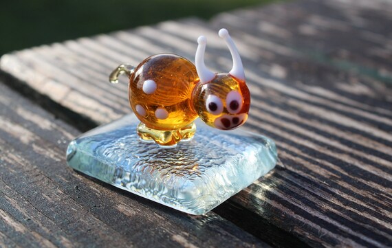 Glass Yellow Cow Hand Blown Glass Cow Miniature Cute Cow - Etsy