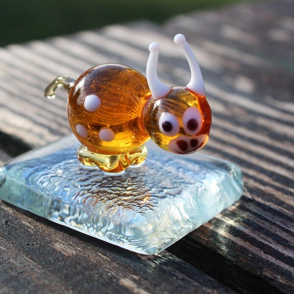 Glass Cow Figurine - Etsy