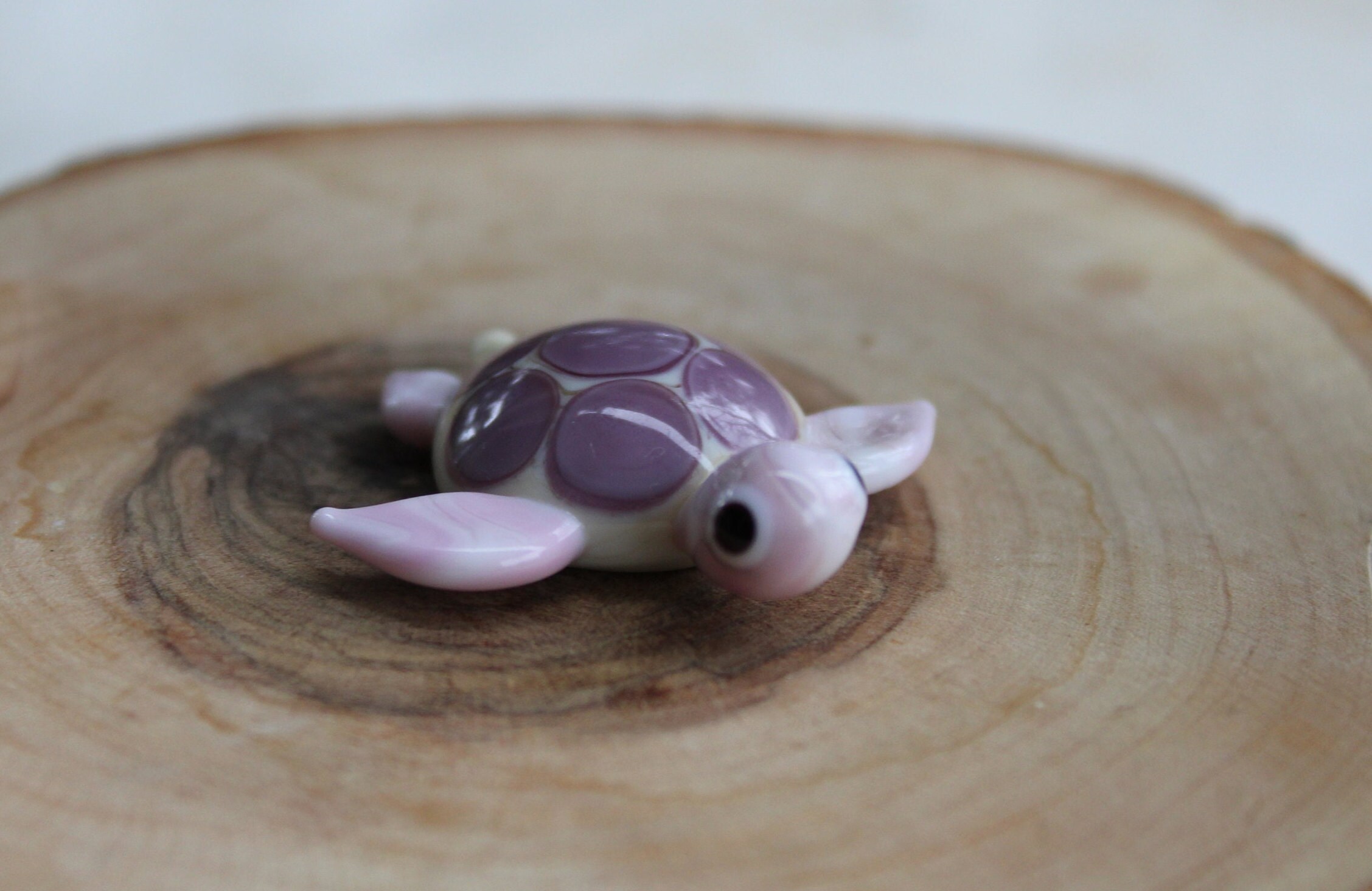 Baby Sea Turtle Sea Turtle Figurine Hand Blown Glass Sea - Etsy