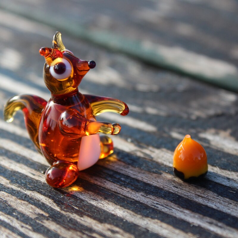 Glass Squirrel - Etsy