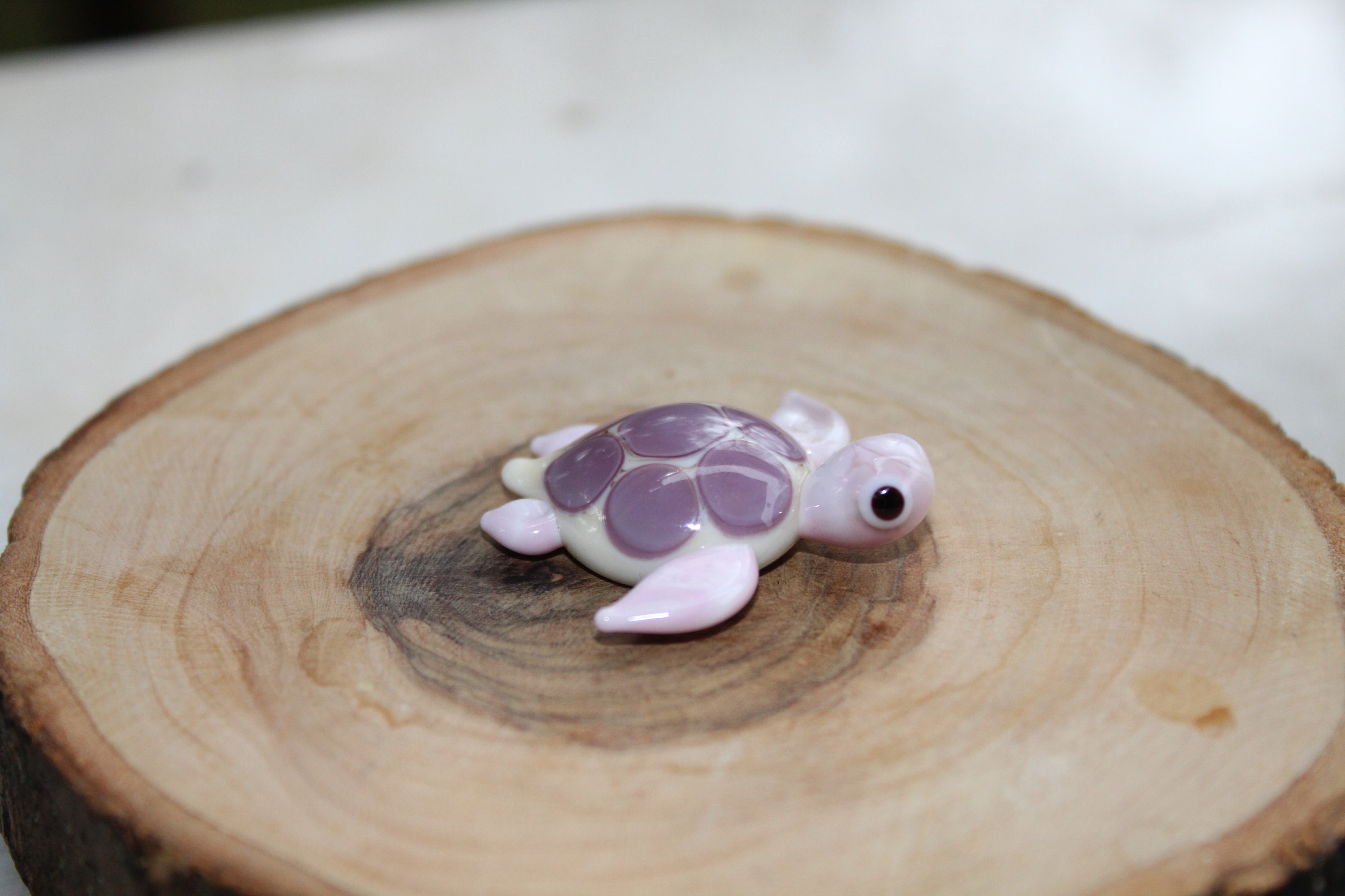 Baby Sea Turtle Sea Turtle Figurine Hand Blown Glass Sea - Etsy