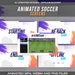 Animated Soccer Twitch Overlay Package for Streamers Football White ...