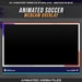 Animated Soccer Twitch Overlay Package for Streamers | White Football ...