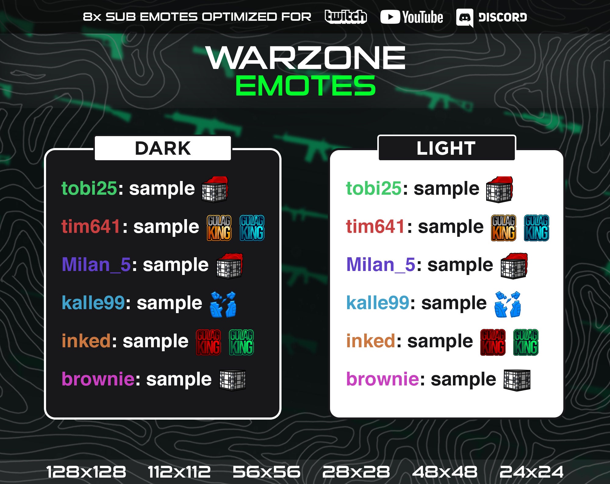 Warzone Twitch Emotes Pack Shield Break Cracked Loadout - Etsy UK