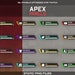 Animated Apex Twitch Overlay Package for Apex Streamers | Webcam ...