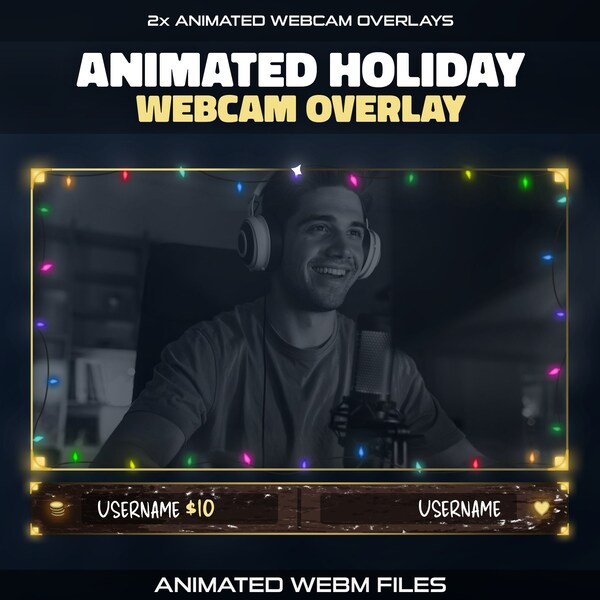 Animated Facecam Border - Etsy