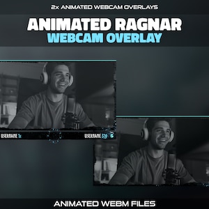 Animated Ragnar Twitch Overlay Package for Streamers | Dark Norse ...
