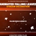Animated Falling Leaves Twitch Stream Decoration | Autumn Weather ...