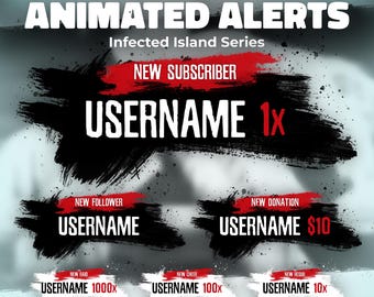 Viking Twitch Alerts: Animated Black & Blue Dark Norse Ragnar Stream ...