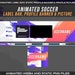 Animated Soccer Twitch Overlay Package for Streamers | White Football ...