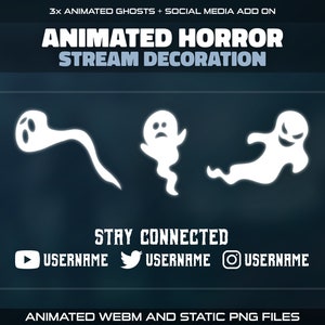 Animated Horror Twitch Screens: Dark Spooky Scary Halloween Stream ...