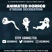 Animated Horror Twitch Screens: Dark Spooky Scary Halloween Stream ...