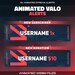Animated Valo Twitch Overlay Package for Streamers | Red Future Shooter ...