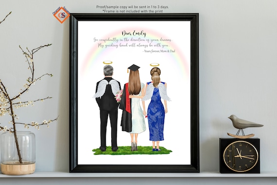 Graduation Gift From Heaven-graduation Memorial - Etsy