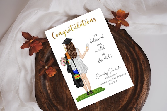 Endless Graduation Card With Glitter Printable 2025 Graduation Card ...