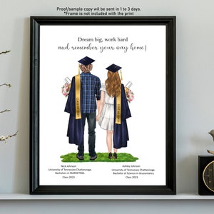 Cousins Graduation Gift, Siblings Graduation, Personalized Graduation ...