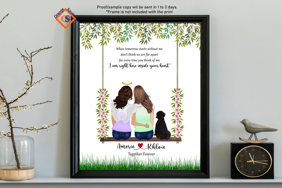 In Loving Memories of Bestie, Friend Memorial, Loss of Friend, Memorial ...