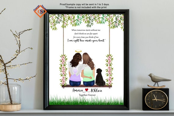 In Loving Memories of Bestie Friend Memorial Loss of Friend - Etsy