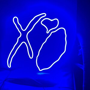 XO the Weeknd Neon Sign Wall Decor Home Accessories - Etsy
