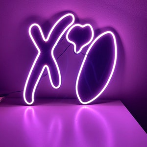 XO the Weeknd Neon Sign Wall Decor Home Accessories - Etsy