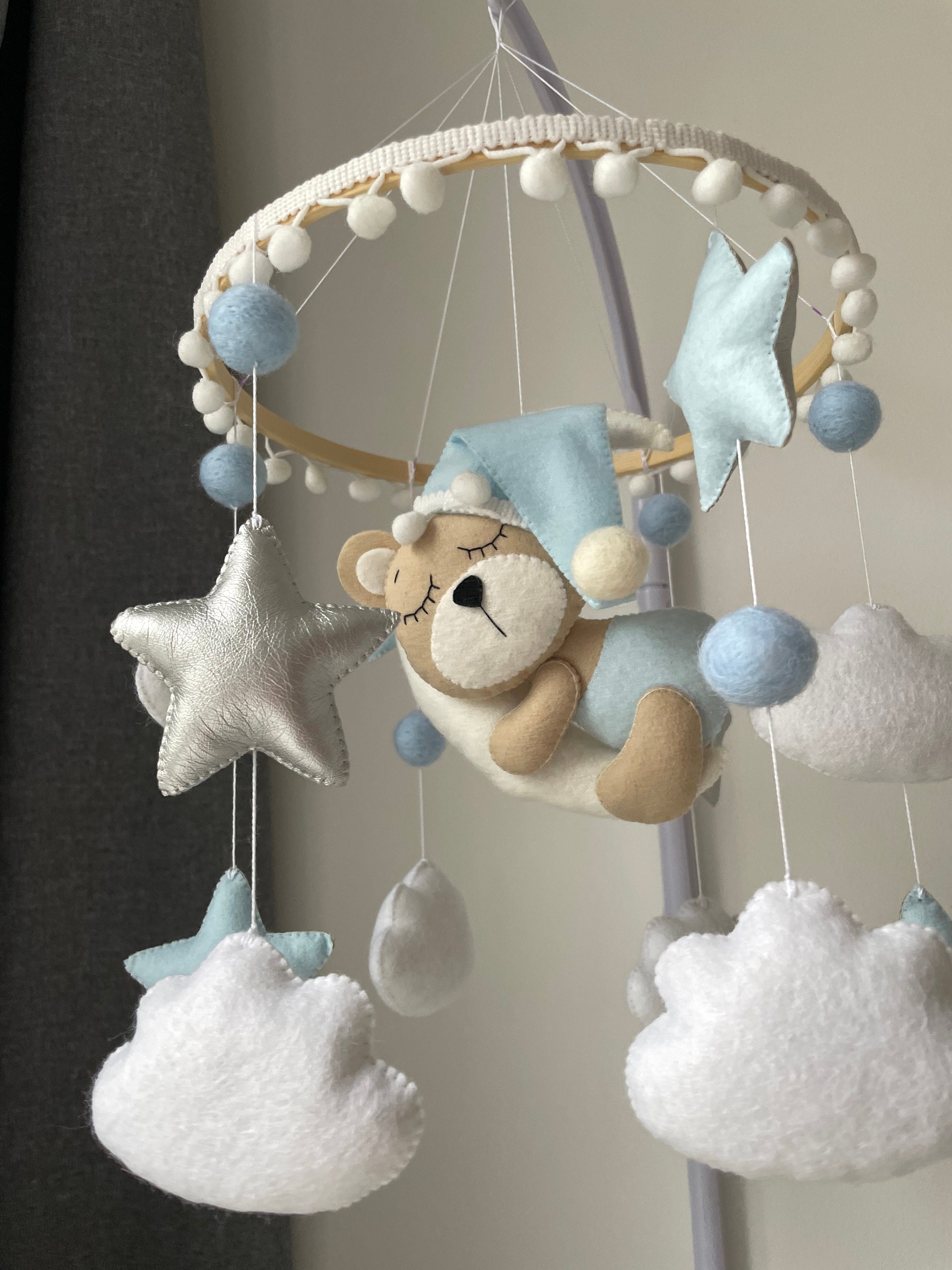 Baby Mobile Pattern Bear Plush Woodland Animals Set of 4 Pdf Plushie ...