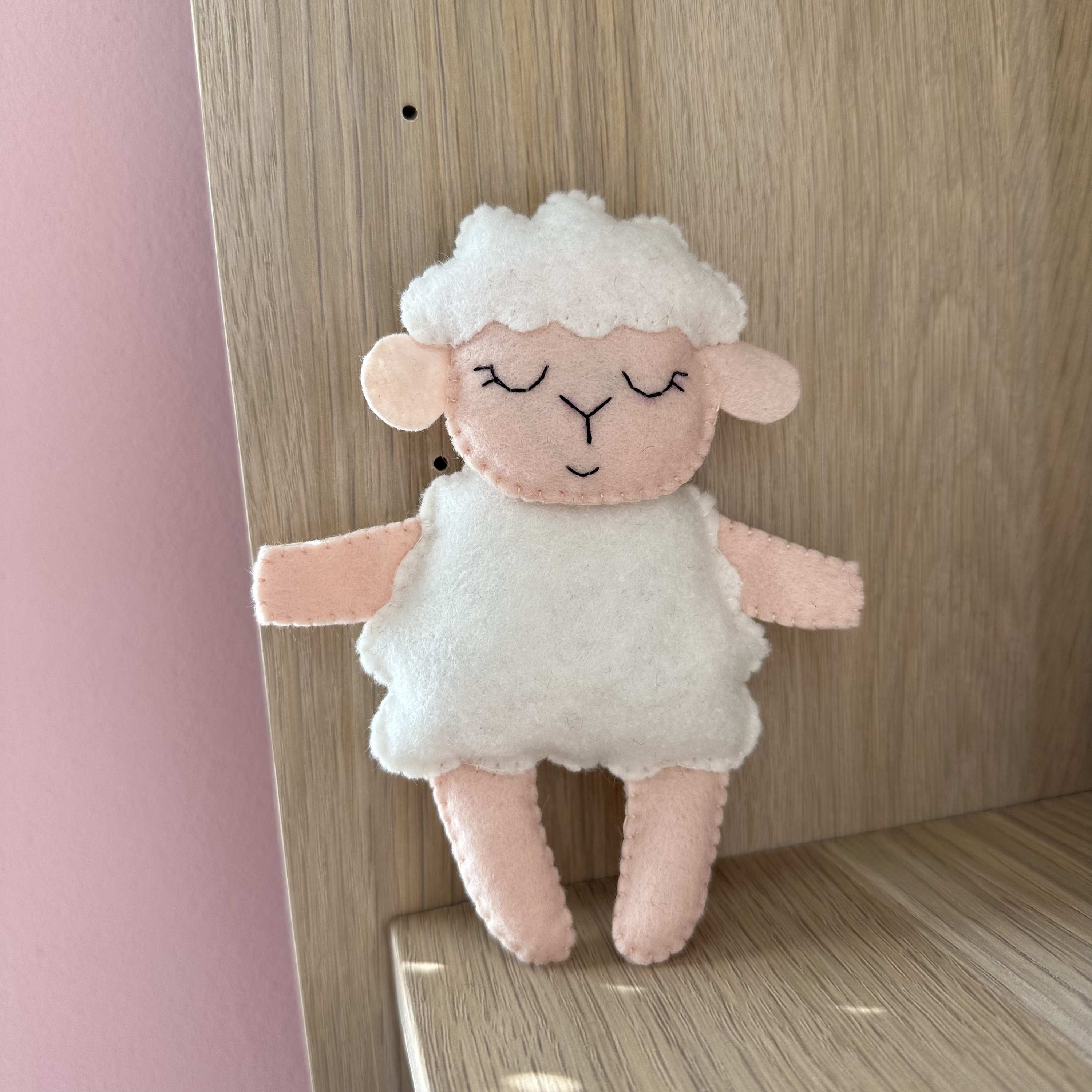 Sheep Plush Pdf Pattern Felt Animals Sheep Baby Ornament Farm Animals ...
