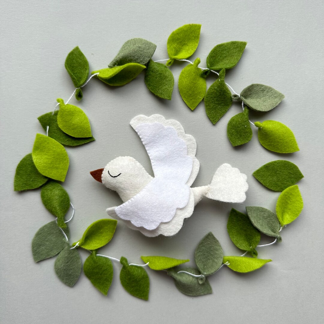 Bird Plush Pattern Felt Sewing Ornament Bird Lover Gift Handmade Plush ...