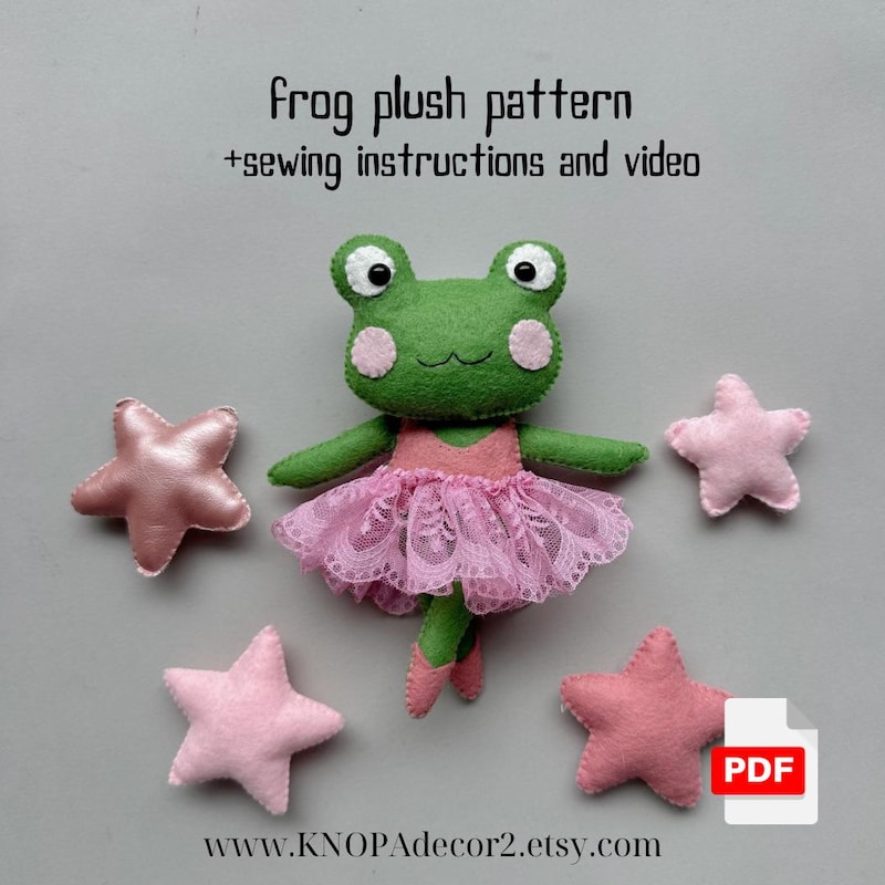Felt Frog - Etsy