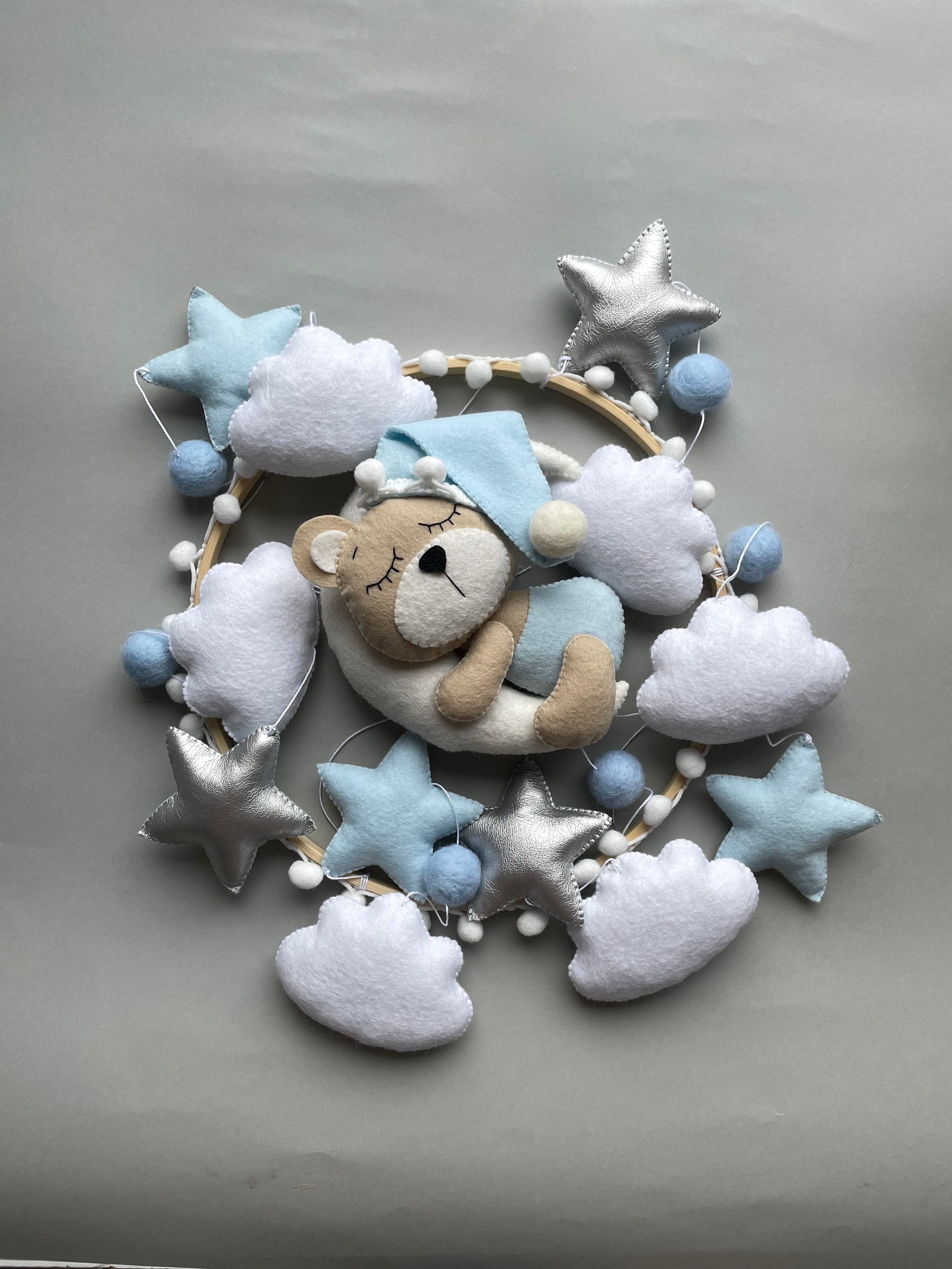 Baby Mobile Pattern Bear Plush Woodland Animals Set of 4 Pdf Plushie ...