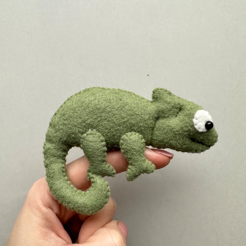 PDF Pattern Lizard Felt Sewing Plush Pattern Lizard Funny - Etsy