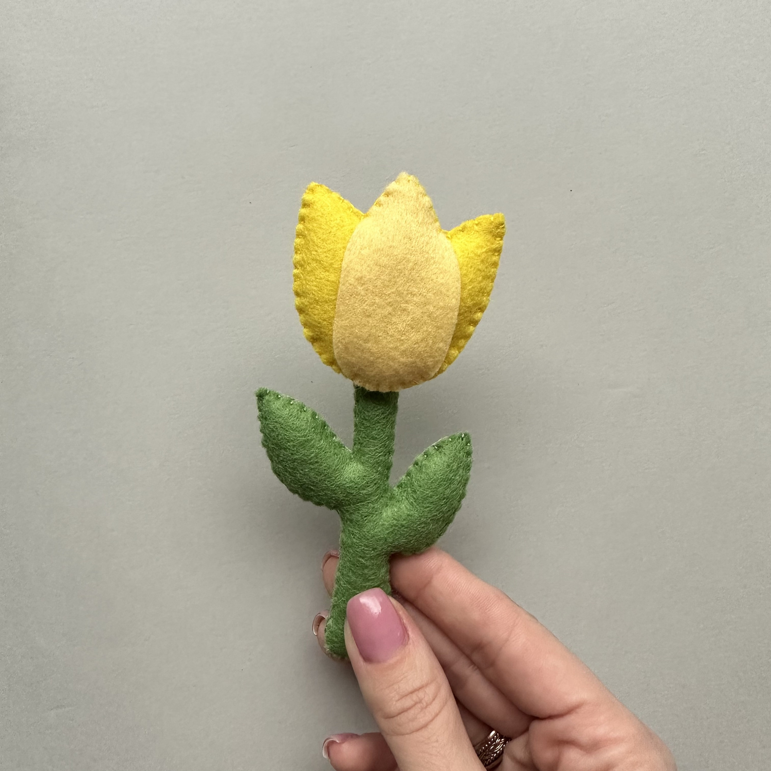 Set of 4 Pdf Pattern Felt Flowers Decor Plush Pattern Felt Cute ...