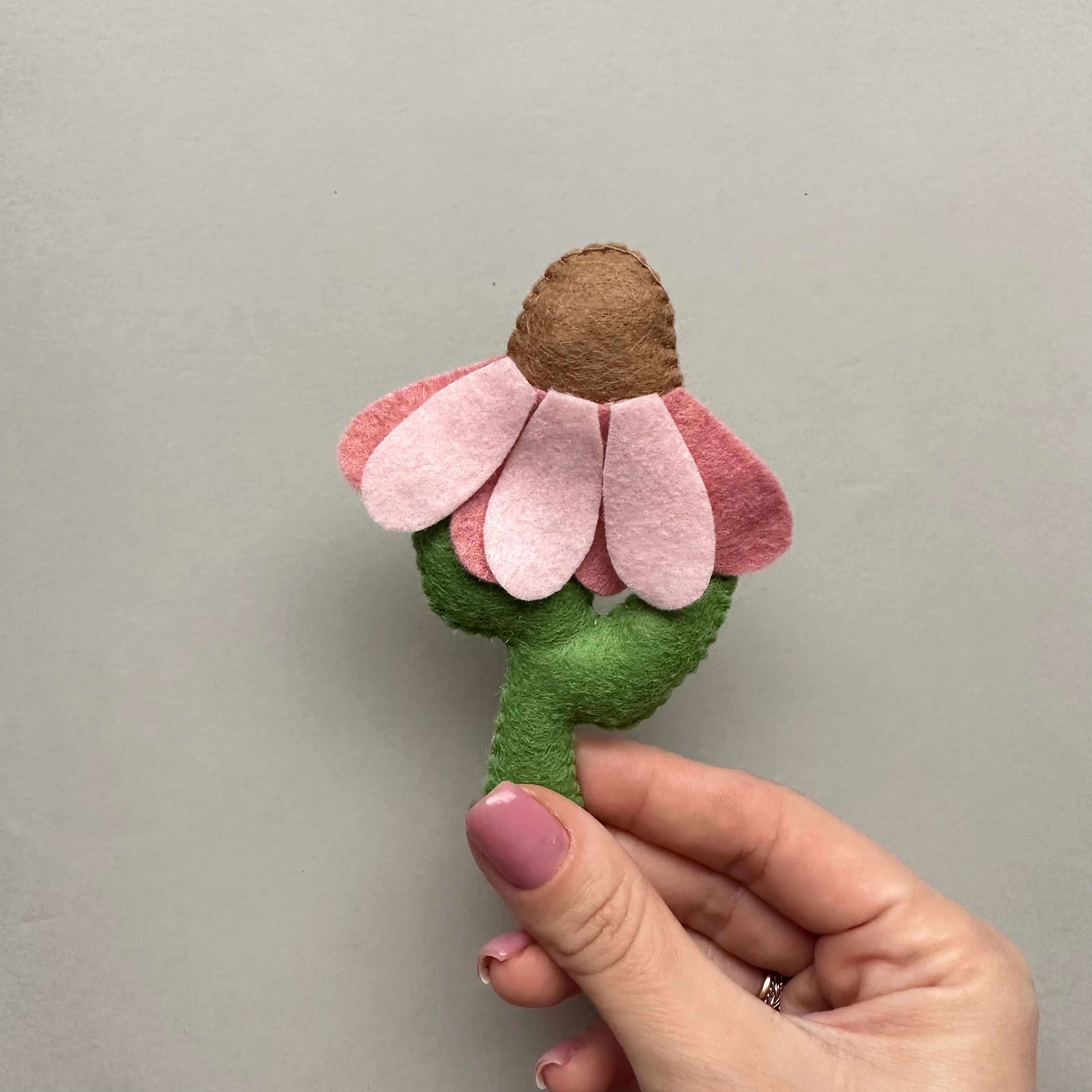 Set of 4 Pdf Pattern Felt Flowers Decor Plush Pattern Felt Cute ...