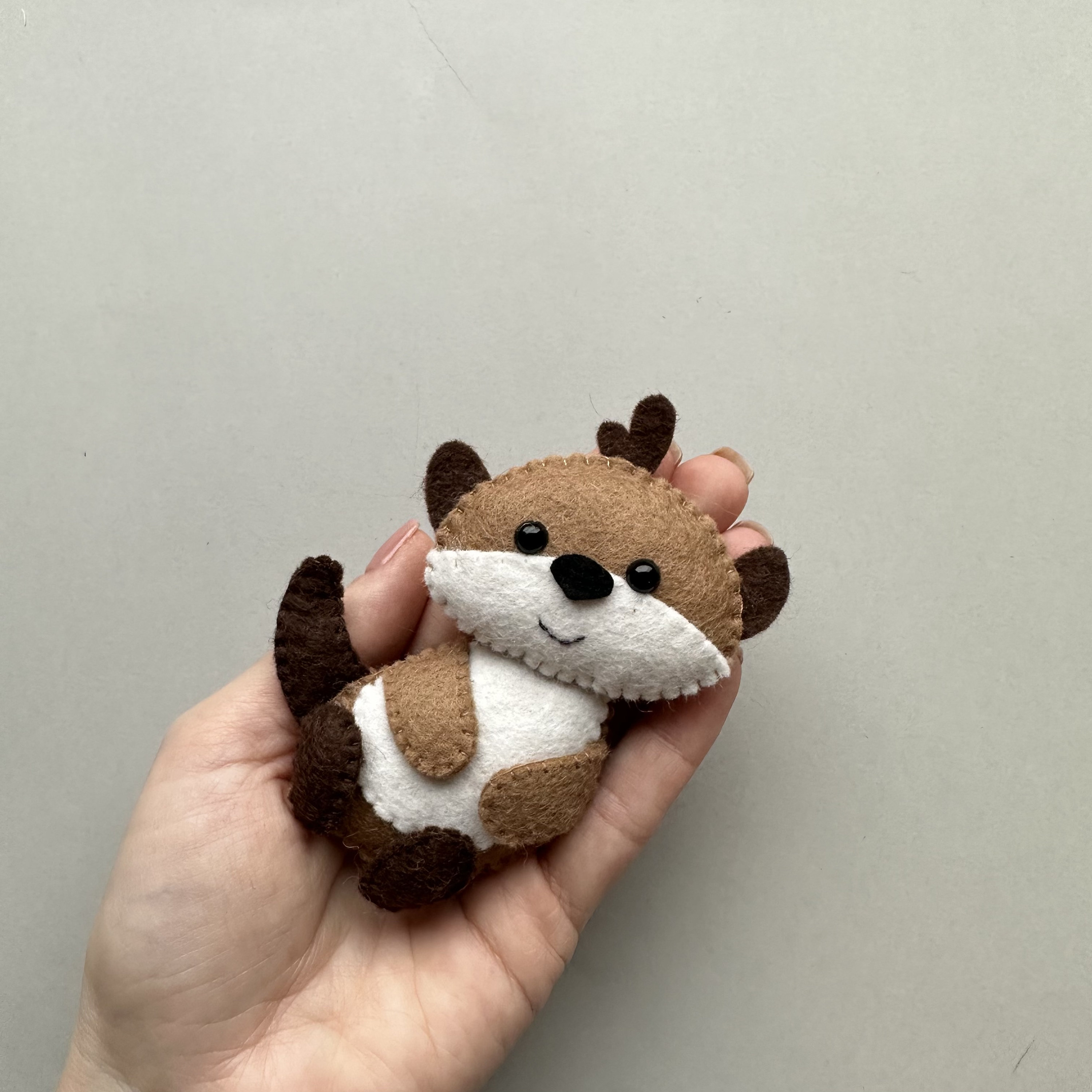 Otter Ornament Felt Sewing Pdf Pattern Otter Plush Funny Ornament ...