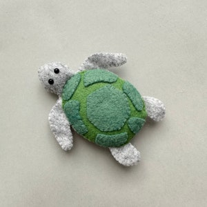 Turtle Plush Pattern Felt Sewing Pdf Turtle Ornament Under the Sea ...