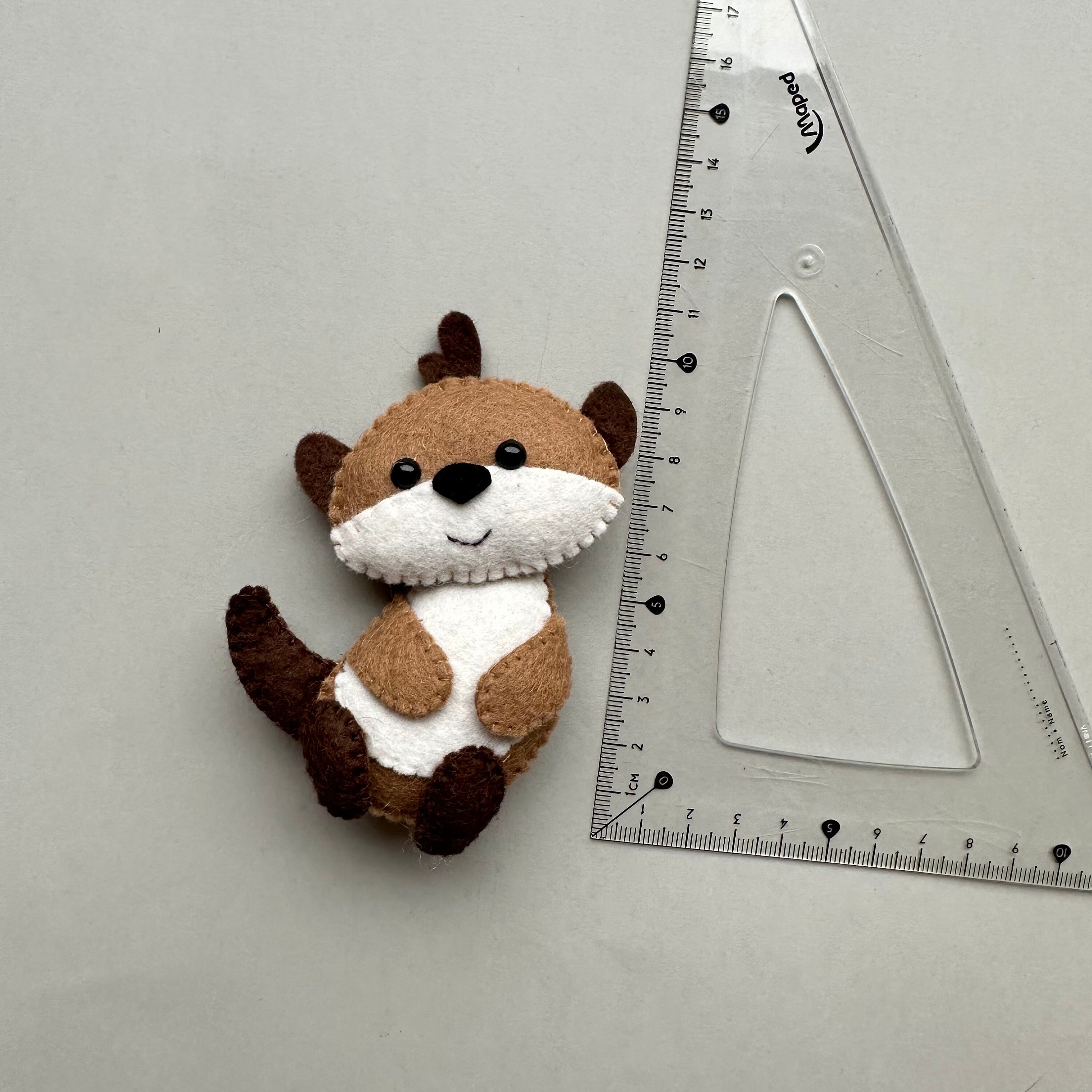 Otter Ornament Felt Sewing Pdf Pattern Otter Plush Funny Ornament ...