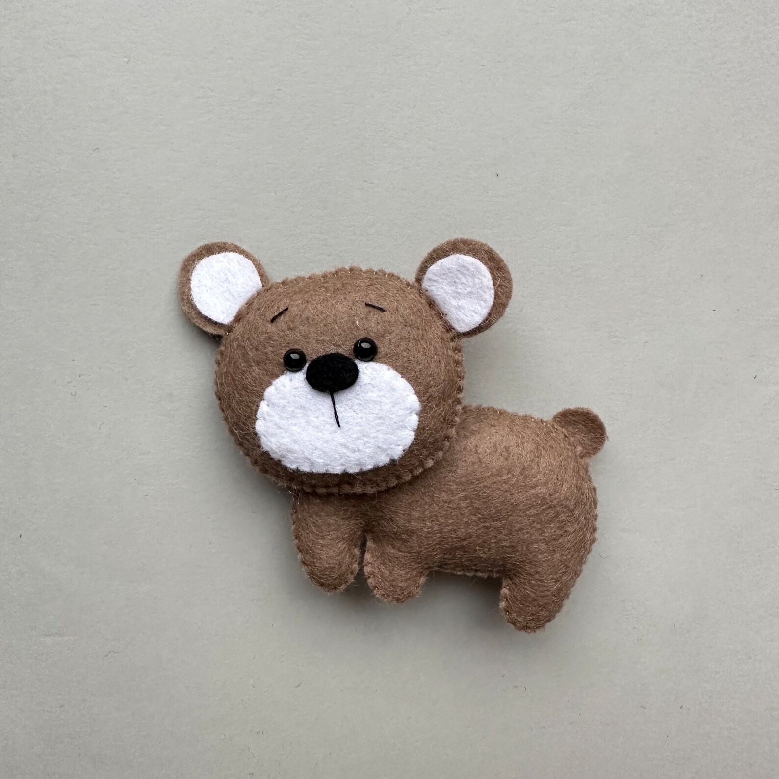 Bear Plush Pdf Pattern Felt Ornament Woodland Animals Plushie Pattern ...