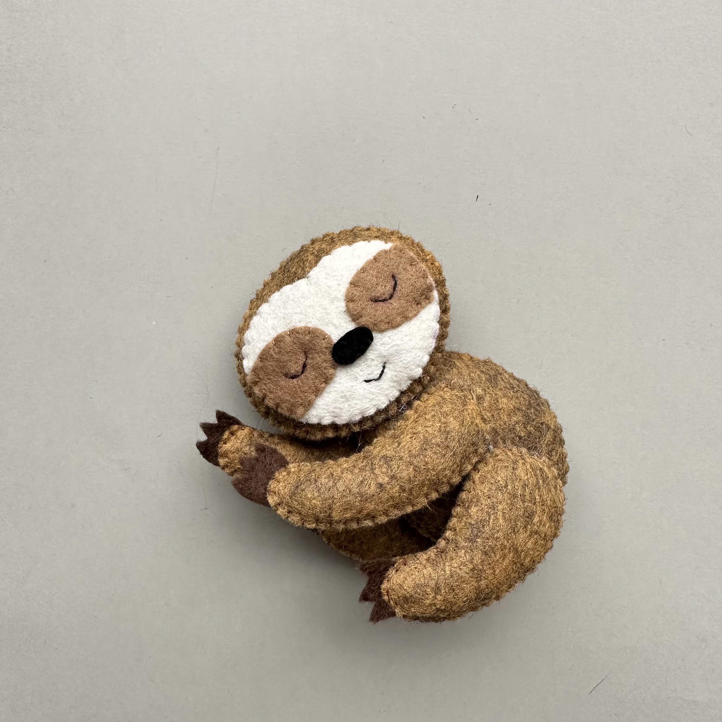 Sloth Plush Pdf Pattern Felt Animals Sewing Tutorial Sloth - Etsy