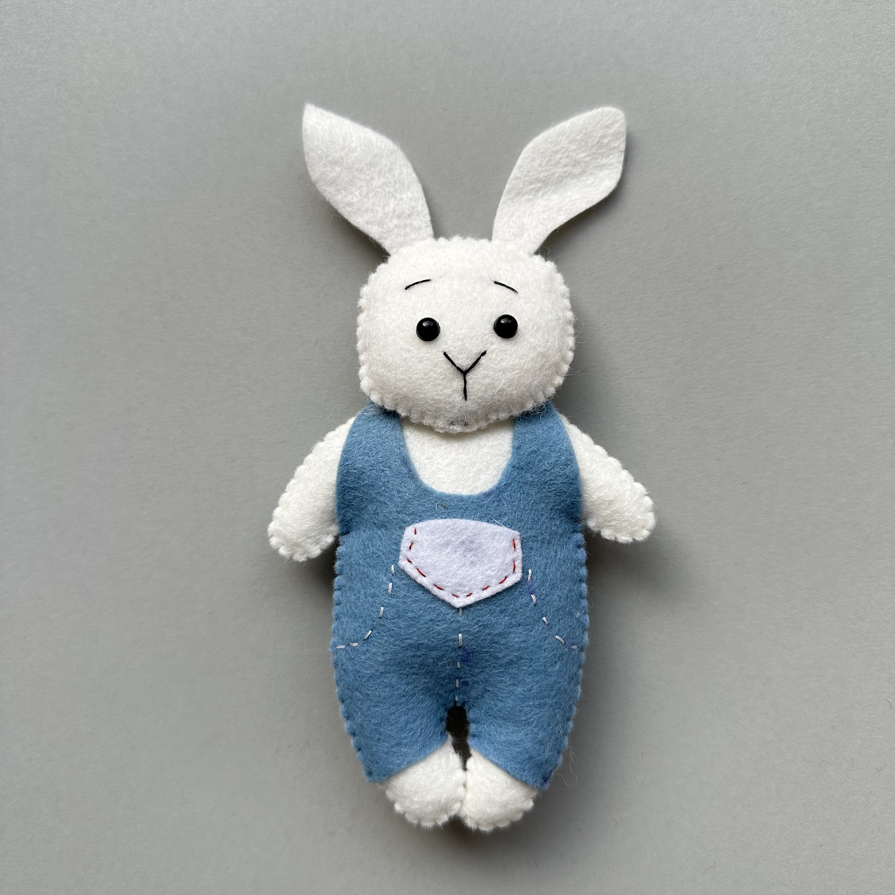 Set of 2 Pdf Bunny Plush Pattern Woodland Felt Animals Cute Plushie ...