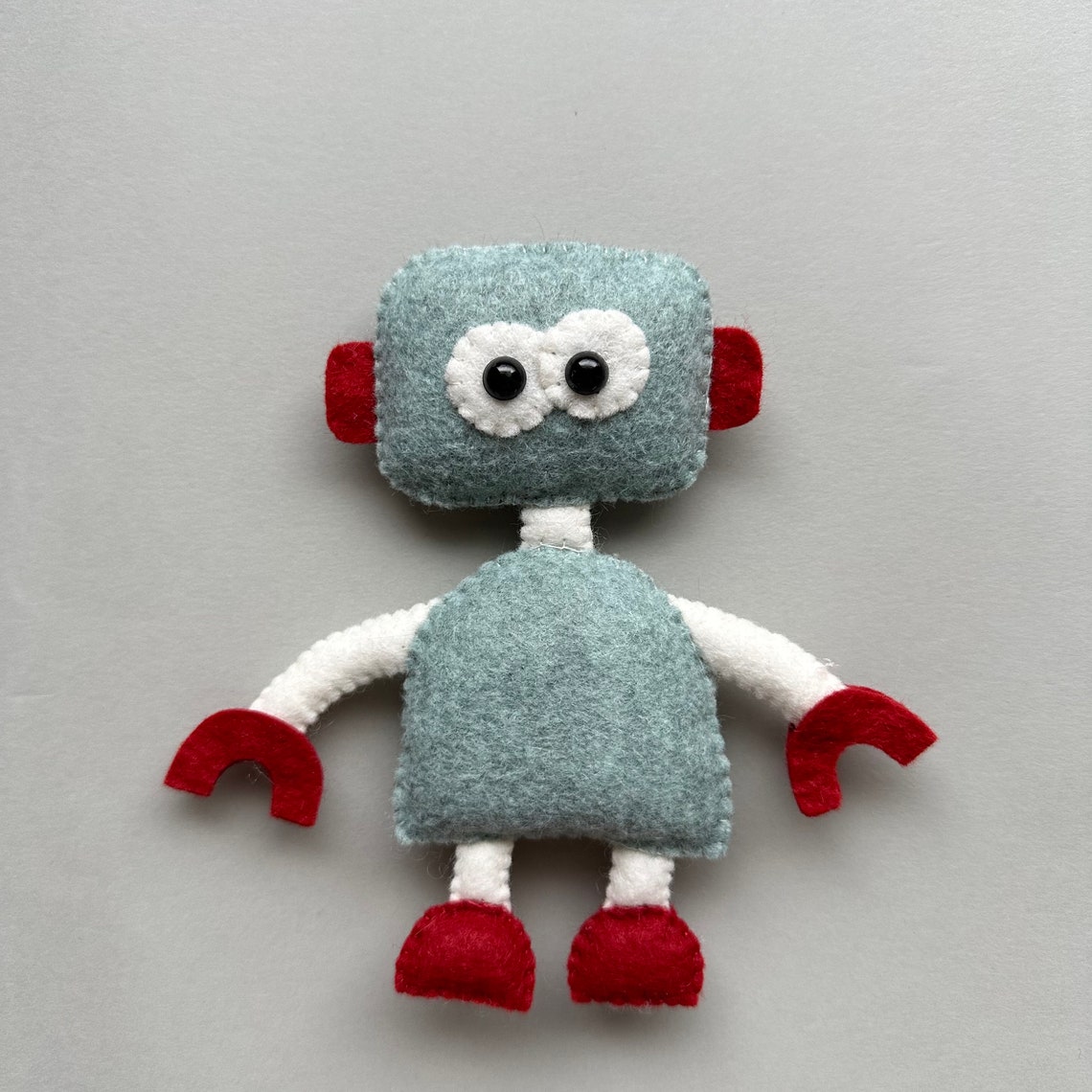 Robot Toy Felt Sewing Pdf Pattern How to Made Stuffed Toy Handmade ...