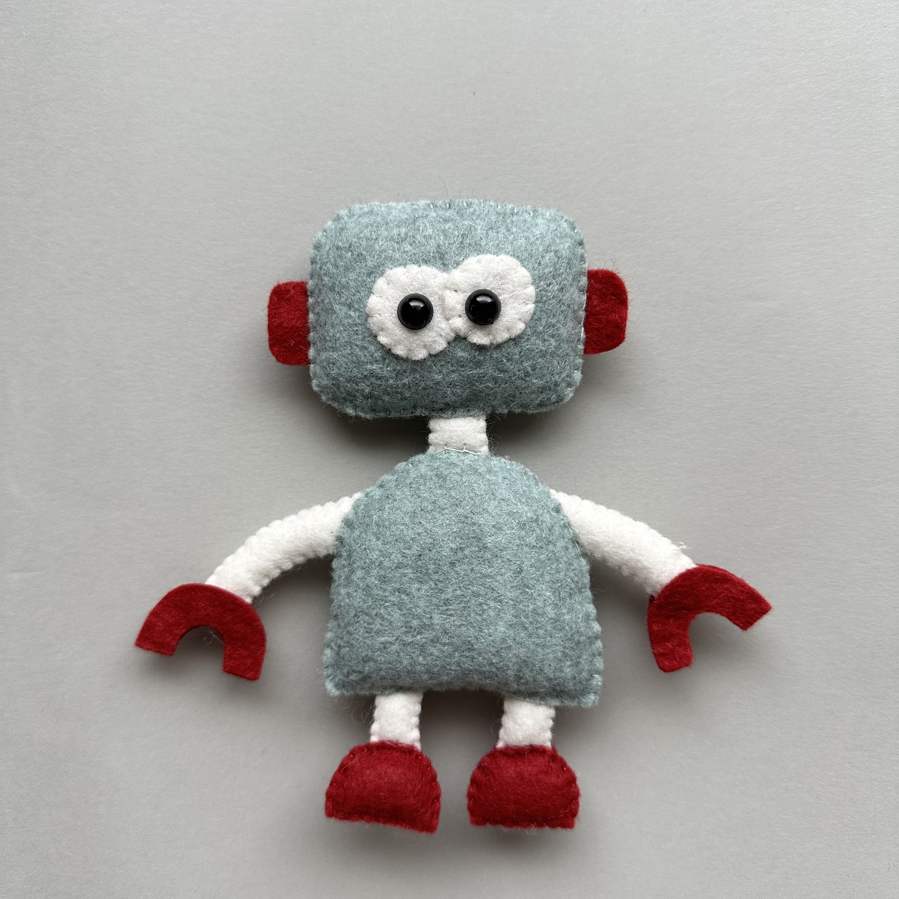 Robot Toy Felt Sewing Pdf Pattern How to Made Stuffed Toy Handmade ...