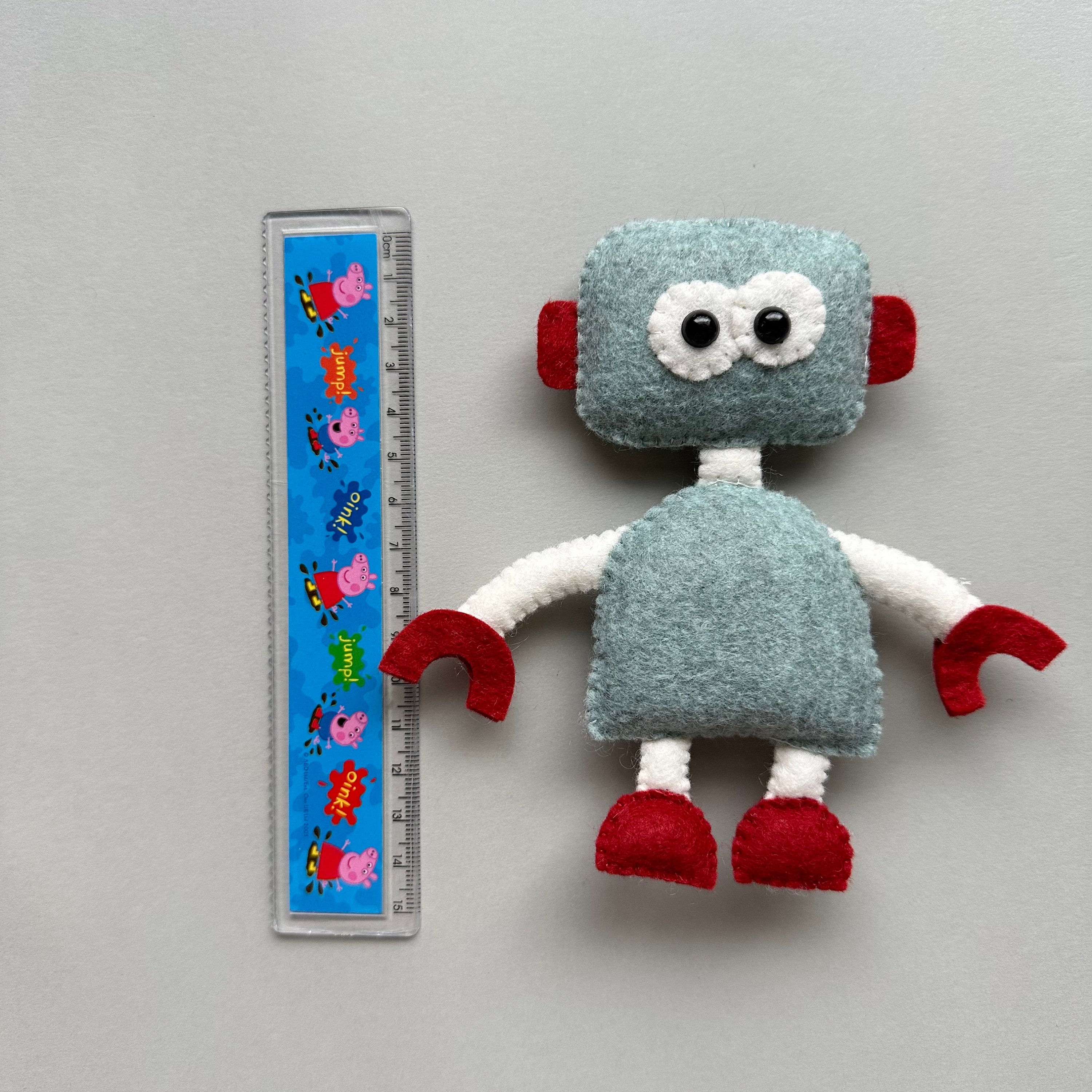 Robot Toy Felt Sewing Pdf Pattern How to Made Stuffed Toy Handmade ...