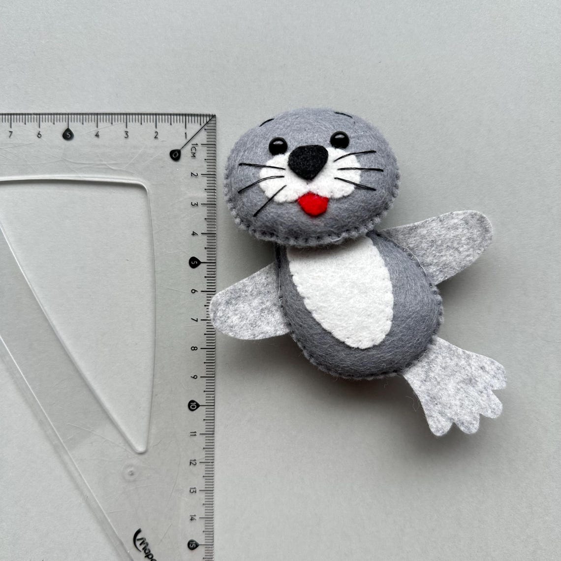 Walrus Ornament Felt Sewing Pdf Pattern Cute Walrus Plush Funny ...