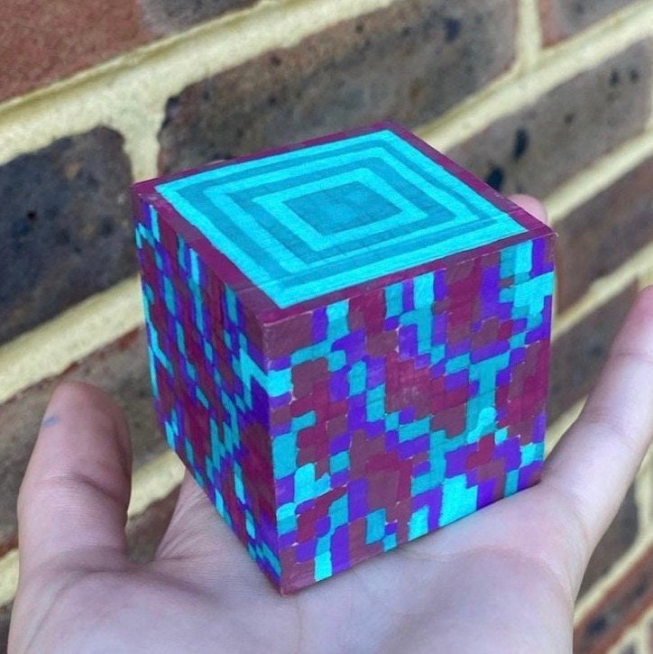 Customisable and Personalised Wooden Minecraft Blocks - Etsy