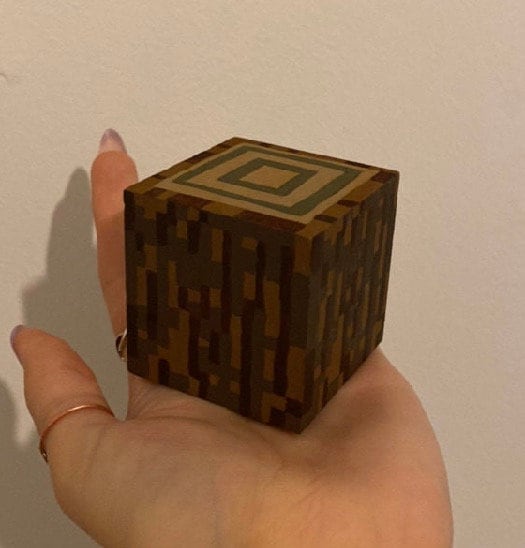 Minecraft Oak Wood Block