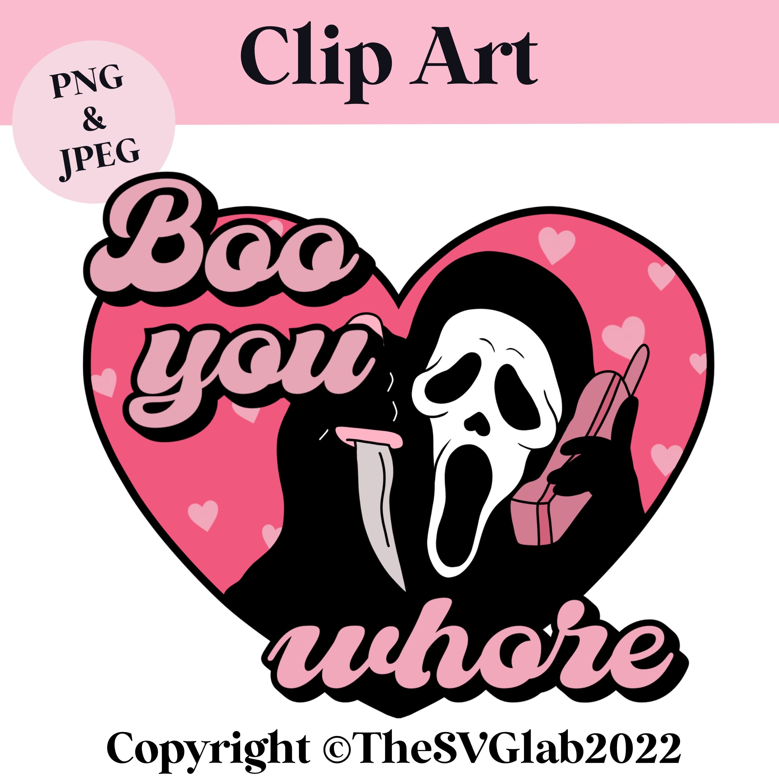 Scream Boo You Whore Mean Girls Clipart Png Jpeg File - Etsy