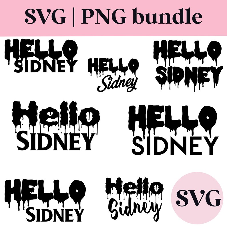 Scream HELLO SIDNEY Ghost Face Svg Png Bundle / Horror Vector - Etsy