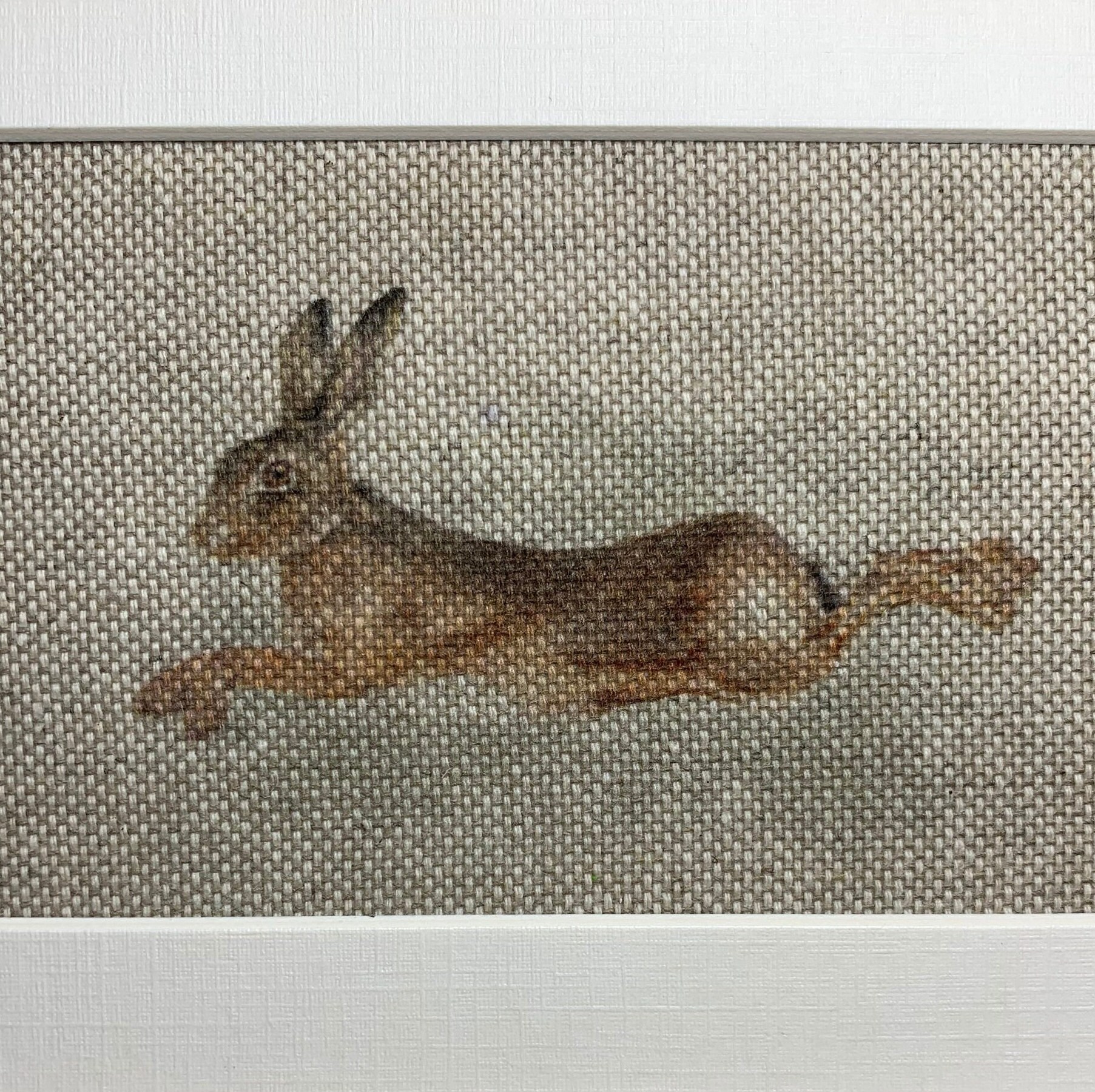 Hare Framed Picture With Mount - Etsy UK