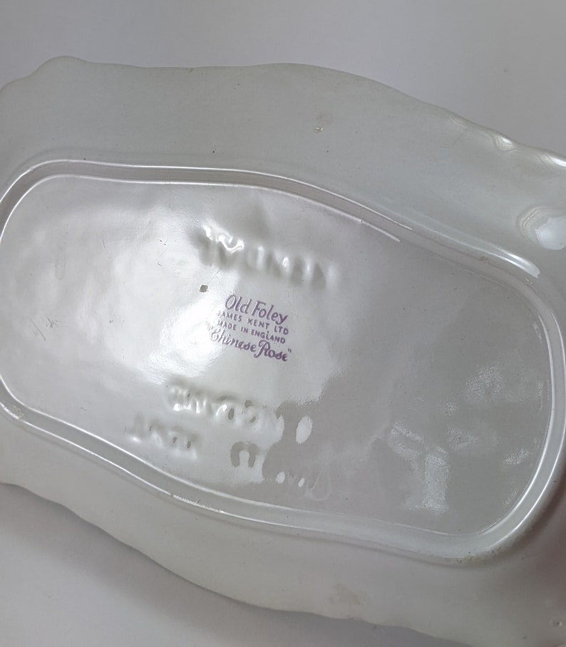 Vintage Cream & Sugar James Kent Old Foley China Chinese Rose - Etsy