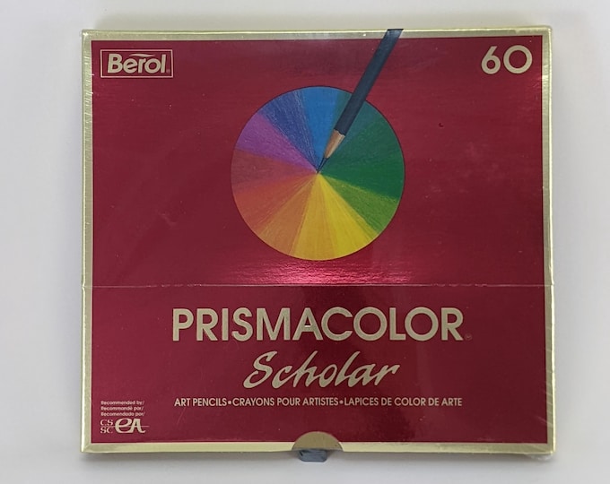Vintage Prismacolor Scholar Colored Pencils 60 Colors Berol Sealed - Etsy