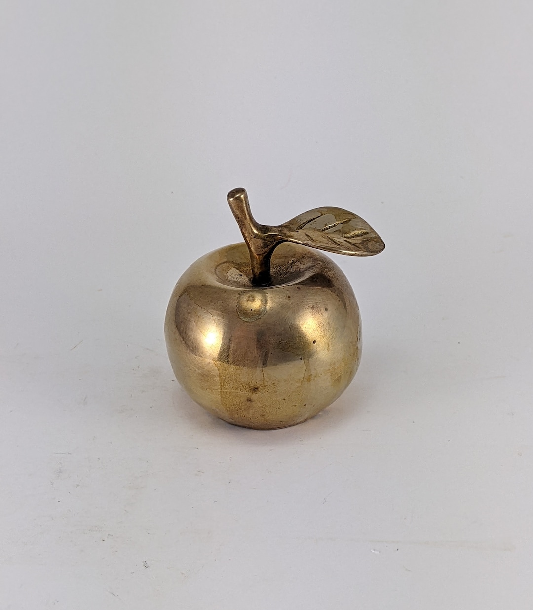 Vintage Brass Apple Shaped Bell - Etsy